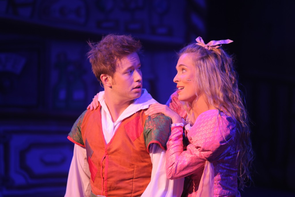 Will Breckin as Dick Whittington and Jodie Steele as Alice Fitzwarren ...
