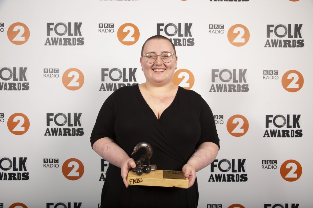 Young Folk Award Winner Maddie Morris - credit BBC1 - Leeds Guide